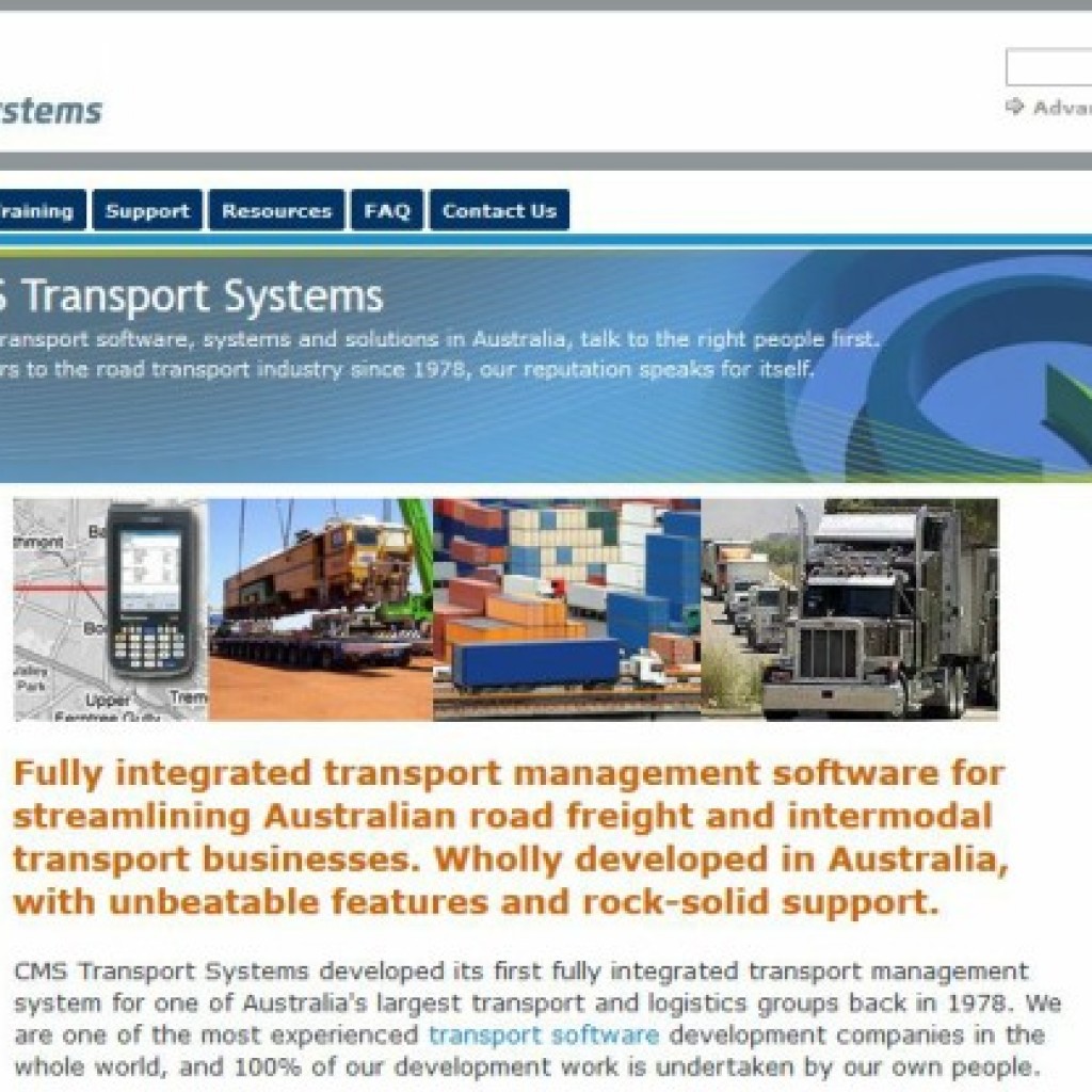 Old Freight2020 website - The Small Business Marketing Agency | Ginormous